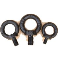 China DIN580 Lifting Eye Bolts Carbon Steel Black Oxide Lifting Eye Bolt for sale
