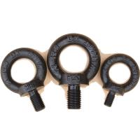 China DIN580 Lifting Eye Bolts Carbon Steel Black Oxide Lifting Eye Bolt for sale