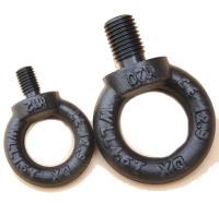 China DIN580 Lifting Eye Bolts Carbon Steel Black Oxide Lifting Eye Bolt for sale