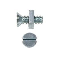 China Carbon Steel Zinc Plated Slotted Stove Bolt for sale