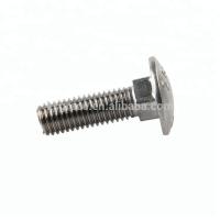 China Stainless Steel Coach Bolt Square Long Neck Carriage Bolt for sale