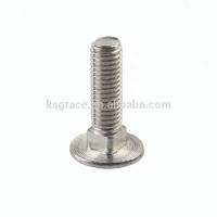 China Stainless Steel Coach Bolt Square Long Neck Carriage Bolt for sale