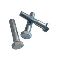 China DIN 933 Hexagon Head Bolts Carbon Steel Class 4.8 Blue Zinc Full Threaded Hex Bolt for sale