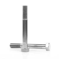 China DIN 931 Stainless Steel Flat Head Hex Bolt DIN931 Bolt Hexagonal Head for sale