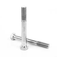 China DIN 931 Stainless Steel Flat Head Hex Bolt DIN931 Bolt Hexagonal Head for sale