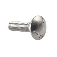China Stainless Steel 316 Carriage Bolts DIN603 M4 Carriage Bolt Din 603 Step Bolts With Umbrella Head for sale