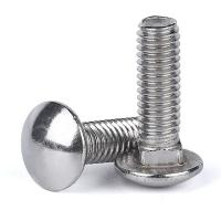 China Stainless Steel 316 Carriage Bolts DIN603 M4 Carriage Bolt Din 603 Step Bolts With Umbrella Head for sale