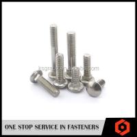 China Stainless Steel 304 316 DIN603 Mushroom Head Square Neck Carriage Bolts Carriage Bolt for sale