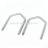 China Carbon Steel Dacromet V Anchor Bolts U Bolts Inch Size Square Bending V Shape U Bolt for sale