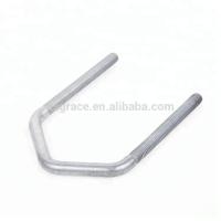 China Carbon Steel Dacromet V Anchor Bolts U Bolts Inch Size Square Bending V Shape U Bolt for sale