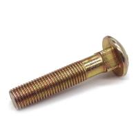 China Yellow Zinc Grade 4.8 Carbon Steel Carriage Bolts Yellow Zinc Square Neck Bolts Cup Head Square Neck Bolts for sale