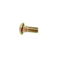 China Yellow Zinc Grade 4.8 Carbon Steel Carriage Bolts Yellow Zinc Square Neck Bolts Cup Head Square Neck Bolts for sale