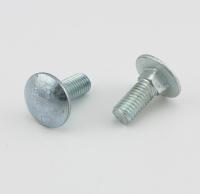 China Blue White Zinc Grade 4.8 8.8 Carriage Bolts Square Neck Bolts Decorative Carriage Bolts for sale