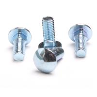 China Blue White Zinc Grade 4.8 8.8 Carriage Bolts Square Neck Bolts Decorative Carriage Bolts for sale