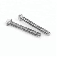 China Polish Finish Track T Head Bolts A2-70 Stainless Steel T Bolts T Nut Bolts for sale
