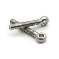 China Metric Galvanized Lifting Eye Bolts Forged 304 316 SS A2-70 Long M8 M10 M12 Eye Bolt for sale