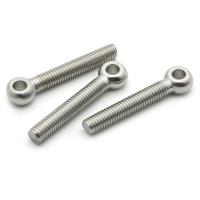 China Metric Galvanized Lifting Eye Bolts Forged 304 316 SS A2-70 Long M8 M10 M12 Eye Bolt for sale