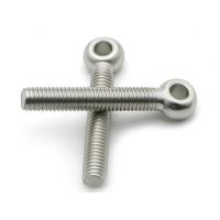 China Metric Galvanized Lifting Eye Bolts Forged 304 316 SS A2-70 Long M8 M10 M12 Eye Bolt for sale