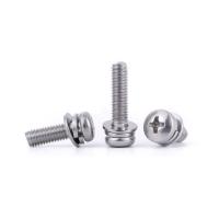 China ISO 9001 GB9074 Composite Screws Stainless Steel Pan Head Combination Screw for sale