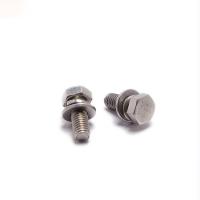 China Custom Combination Screw Bolts Fasteners Black Plain Silver Gold Stainless Hex Head Bolt Nuts for sale