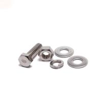 China Custom Combination Screw Bolts Fasteners Black Plain Silver Gold Stainless Hex Head Bolt Nuts for sale