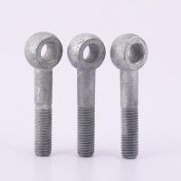 China Galvanized Hook Hinge Lifting Eye Bolts Carbon Steel Stainless Eye Bolts for sale