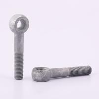 China Galvanized Hook Hinge Lifting Eye Bolts Carbon Steel Stainless Eye Bolts for sale