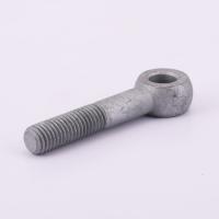 China Galvanized Hook Hinge Lifting Eye Bolts Carbon Steel Stainless Eye Bolts for sale
