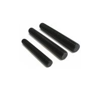 China Double Ended Thread Rods High Tensile M10 M20 Black Zinc Metric Stud Bolts for sale