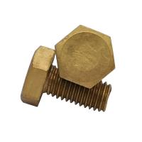 China GB5783 Hex Bolt With Brass Grade10.9 Brass Hexagon Head Bolts Hex Bolt Din933 for sale