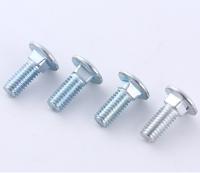 China Hardened Steel Grade 8.8 10.9 Round Head Bolts Din 603 607 605 ASME M8 M14 M16 Bolt And Nut for sale