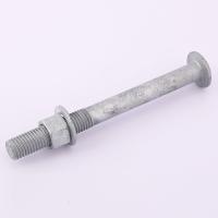 China ISO Highway Guardrail Bolt Hot Dip Galvanized Guardrail Safty Bolts And Nuts And Washers for sale