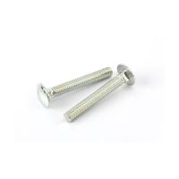 China Din603 Blue White Zinc Square Head Lag Bolts Mushroom Head Decorative Carriage Bolts Coach Bolt for sale