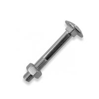 China Carbon Steel Black Oxide Class 8.8 Carriage Bolts Black Color Square Neck Bolts Cup Head Square Neck Bolts for sale