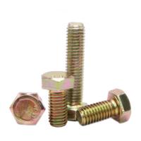 China M16 M18 M20 M22 Grade4.8 Color zinc Hex Bolt GB5783 External hexagon bolts Hex Head Bolts for sale