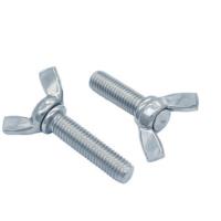 China DIN316 Butterfly Bolts With Wing DIN 31 6 Butterfly Thumb Steel Screws Wing Bolts for sale