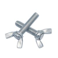 China DIN316 Butterfly Bolts With Wing DIN 31 6 Butterfly Thumb Steel Screws Wing Bolts for sale