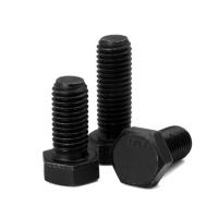 China black coating DIN933 Hex Bolt Grade 4.8/8.8/10.9/12.9 DIN931 DIN933 Zinc Plated Bolts for sale