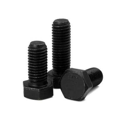 China black coating DIN933 Hex Bolt Grade 4.8/8.8/10.9/12.9 DIN931 DIN933 Zinc Plated Bolts for sale