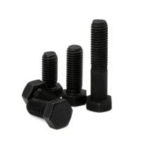 China black coating DIN933 Hex Bolt Grade 4.8/8.8/10.9/12.9 DIN931 DIN933 Zinc Plated Bolts for sale