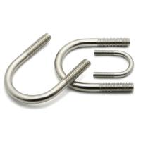 China M5-M100 Zinc Plated U Bolts Professional Dimensiones U Shaped Bolt for sale