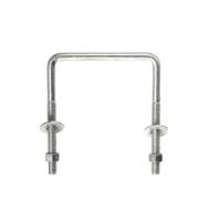 China Carbon Steel U Shape Bolts And Nuts Zinc Coated Square Bend U bolts for sale