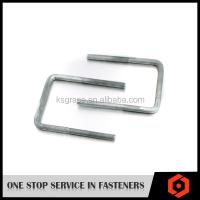 China Carbon Steel U Shape Bolts And Nuts Zinc Coated Square Bend U bolts for sale