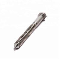 China DIN 571 Hexagon Head Wood Screws 316L Stainless Steel Coach Screws for sale