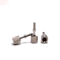 China SS304 316 Stainless Steel Knurled Thumb Screws Captive Panel Screw for sale