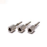 China SS304 316 Stainless Steel Knurled Thumb Screws Captive Panel Screw for sale