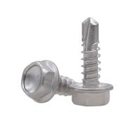 China M12 Self Drilling Screw Self Drilling Tek Screw Hex Washer Head Self Drilling Sheet Metal Tek Screws for sale