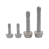 China M12 Self Drilling Screw Self Drilling Tek Screw Hex Washer Head Self Drilling Sheet Metal Tek Screws for sale