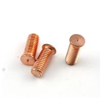 China M5-M64 Solid Spot Weld Screws And Fasteners Copper Flat Head Rivet Screw for sale