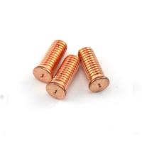 China M5-M64 Solid Spot Weld Screws And Fasteners Copper Flat Head Rivet Screw for sale